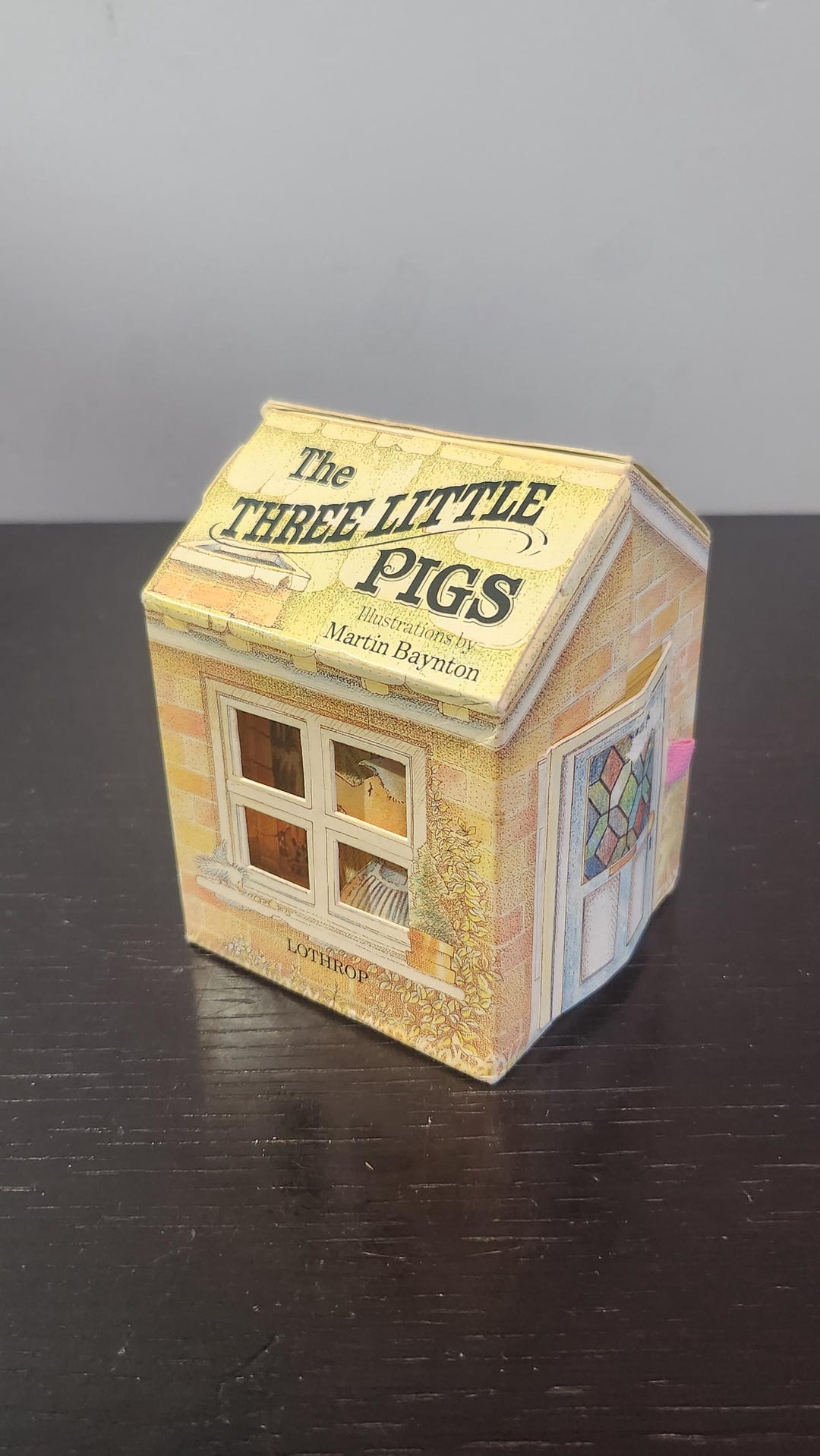 Fairytale House Fold-out Story. the Three Little Pigs, Vintage, 1982 ...