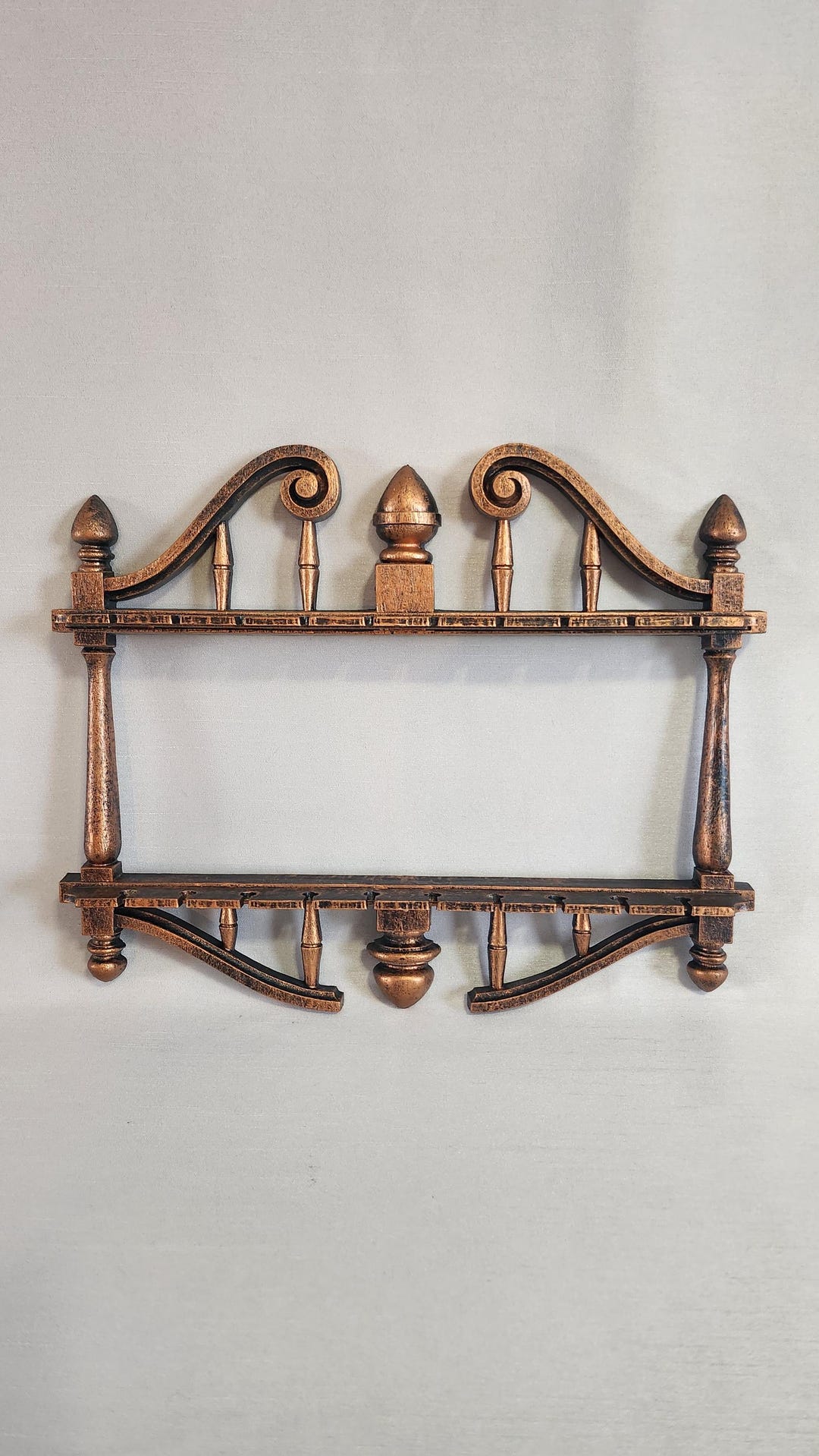 Spoon/fork Holder, Syroco, Vintage, 1970s, Souvenir Shelf, Hanging Wall ...