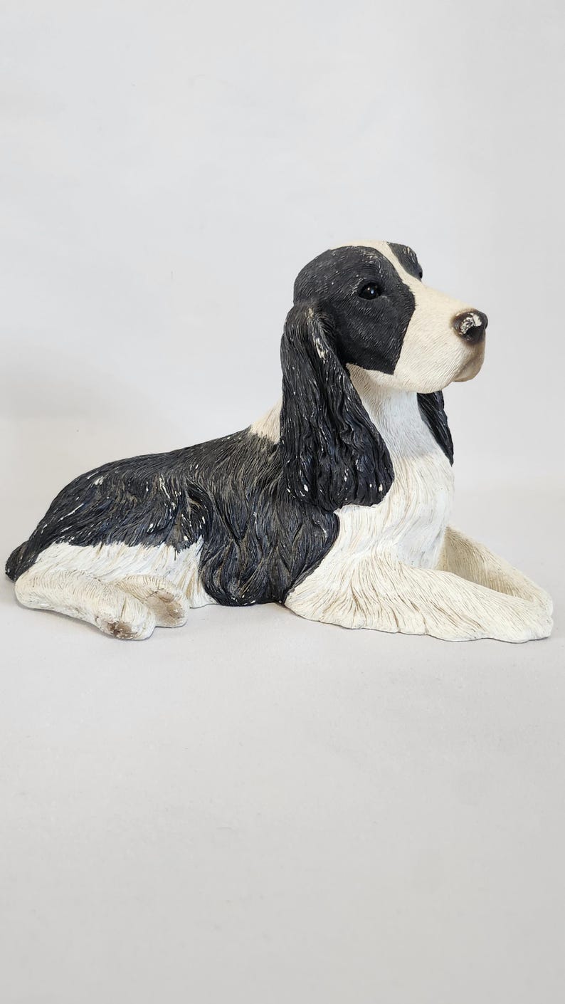 Sandicast, English Springer Spaniel Sculpture, Vintage, 1987 ...