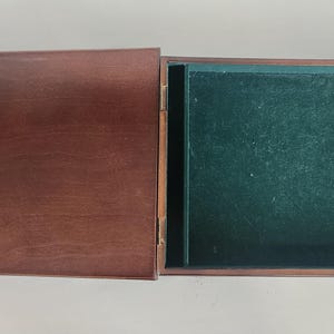 Keepsake Box, the Bombay Company, Mahogany, Memory Box, Brass Hinges ...