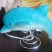 Dolphin Lamp, Vintage, Popcorn Plastic, Turquoise, 90's - Etsy