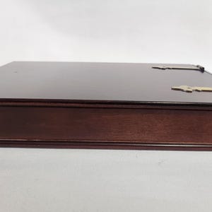 Keepsake Box, the Bombay Company, Mahogany, Memory Box, Brass Hinges ...