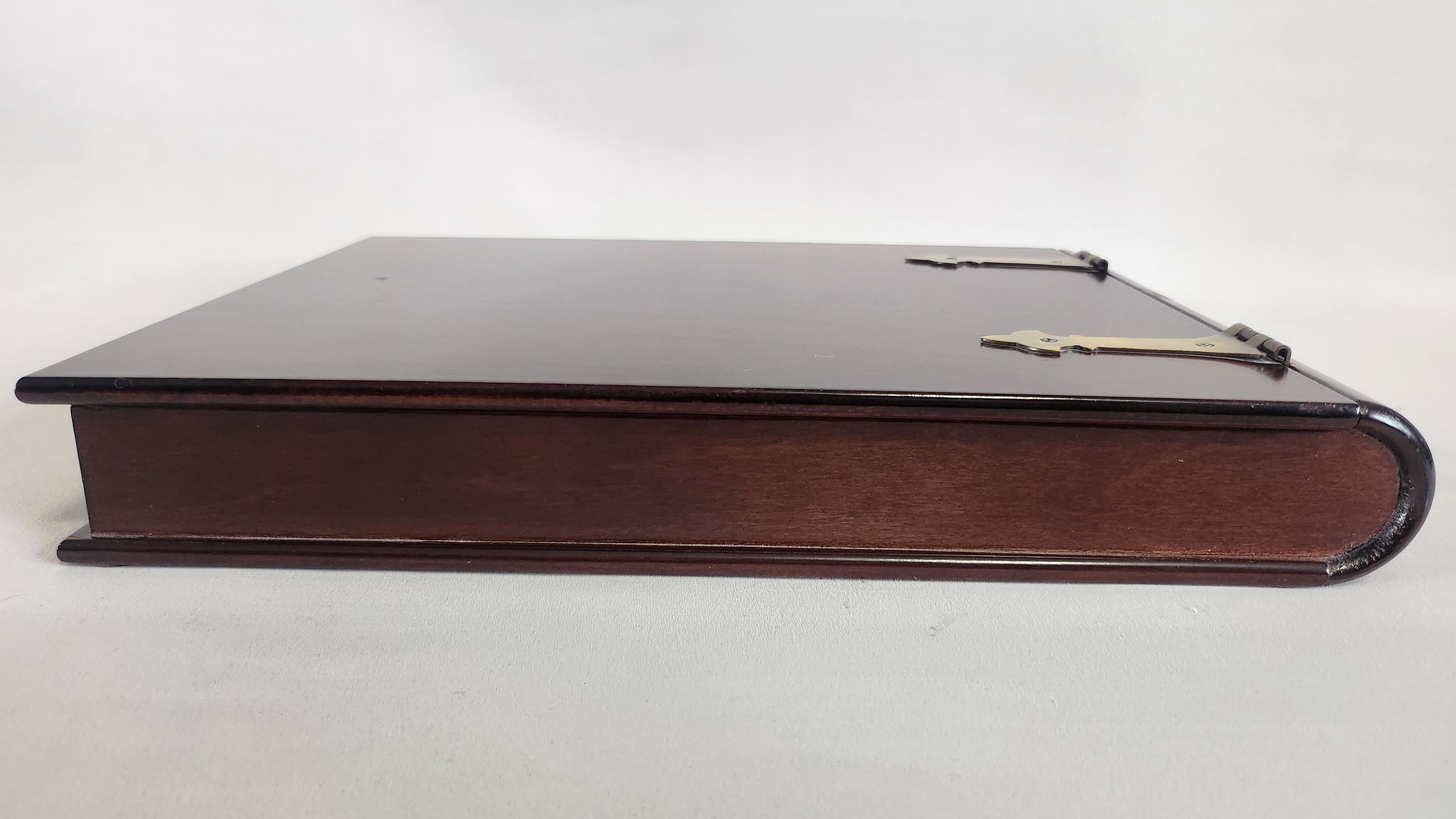 Keepsake Box, the Bombay Company, Mahogany, Memory Box, Brass Hinges ...