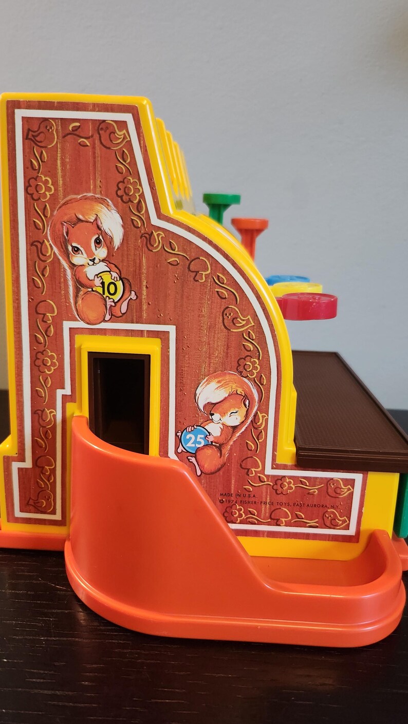 Fisher-price Cash Register. Vintage, 1970s,made in U.S.A - Etsy