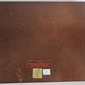 Keepsake Box, the Bombay Company, Mahogany, Memory Box, Brass Hinges ...