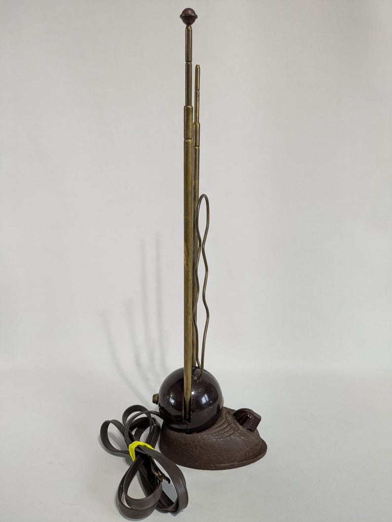 Rabbit Ears, TV Antenna, Analog, Atomic, Space Age Eyeball, Cast Iron ...