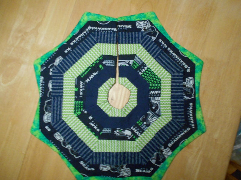 Seattle Seahawks Tree Skirt: 22" Football Sports Theme - Etsy