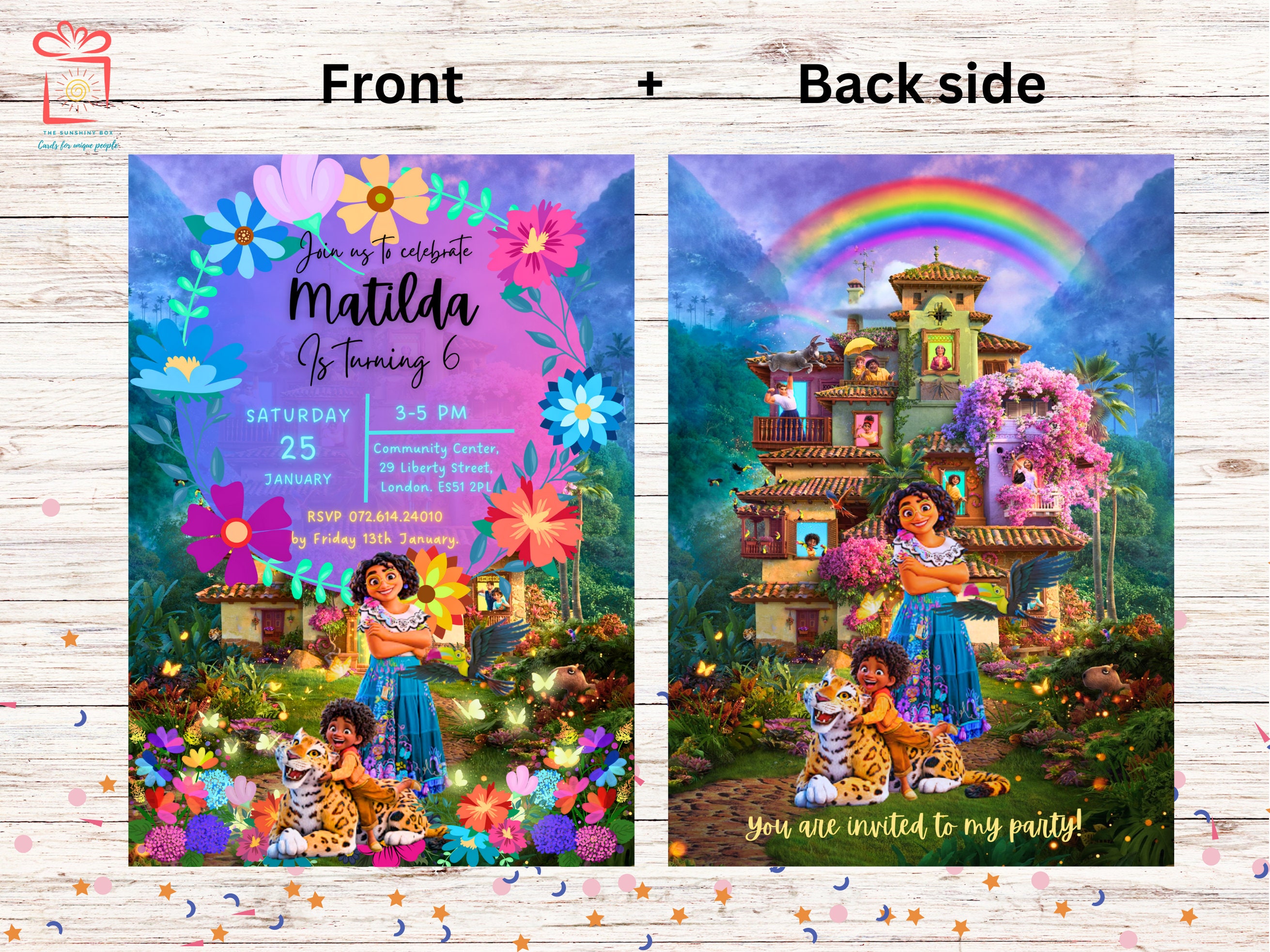 Editable Encanto Birthday Invitation, Personalised Encanto Party ...