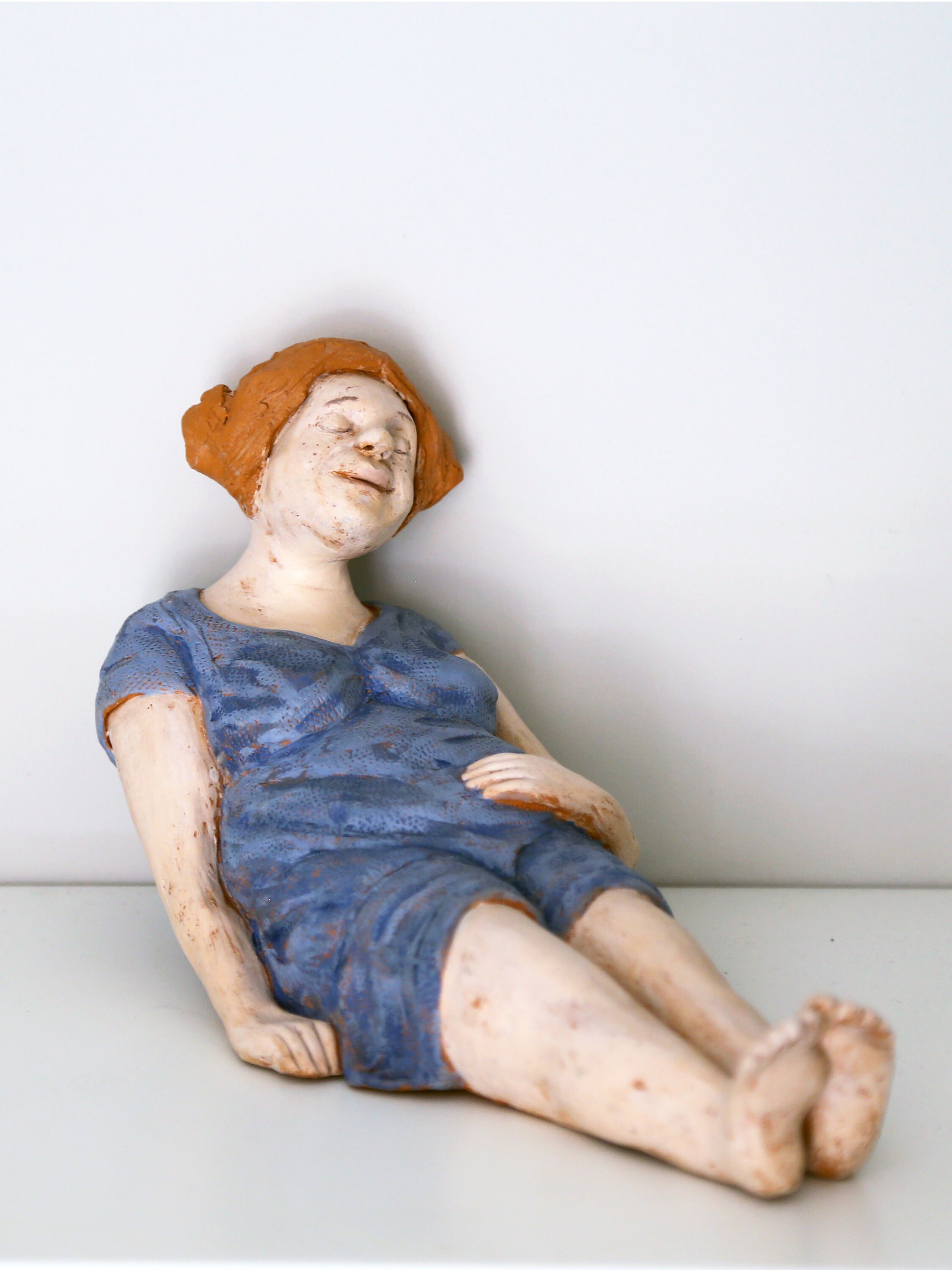Ceramic Sculpture, Book Holder, Small Artwork, Library Decor, Shelf ...