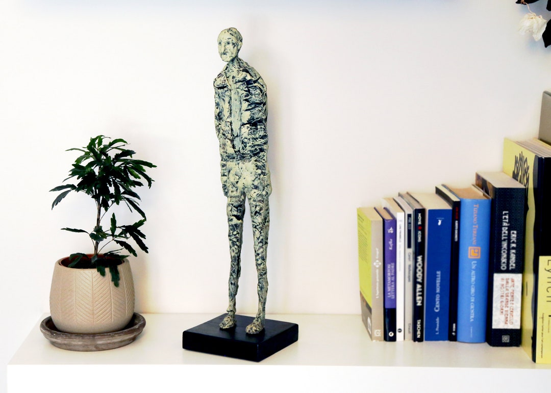 STANDING MAN, Sculpture, Original Art, Art Lovers, Resin Figure, Man ...
