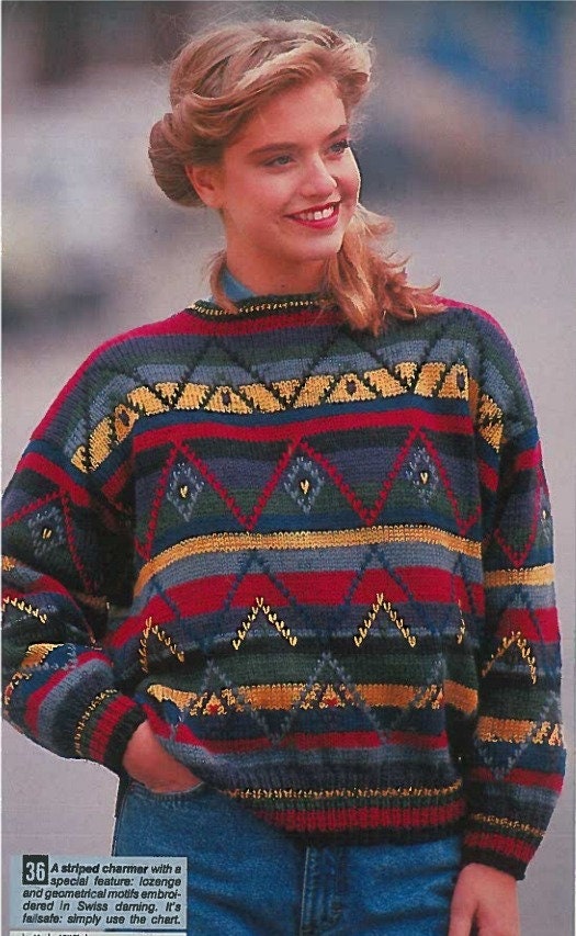 Vintage Knitting Magazine/sandra Knitting Magazine March 1989/download ...
