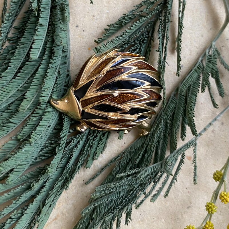 Hedgehog Brooches - Etsy