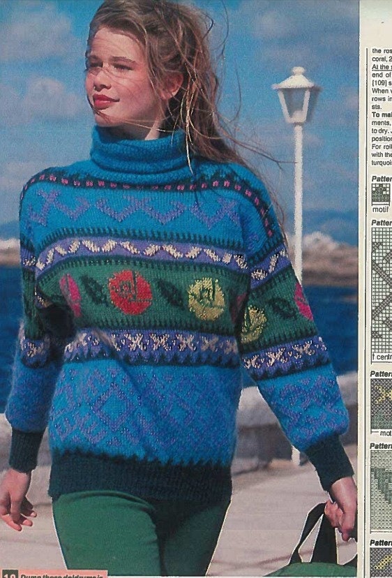 Vintage Knitting Magazine/sandra Knitting Magazine March 1989/download ...