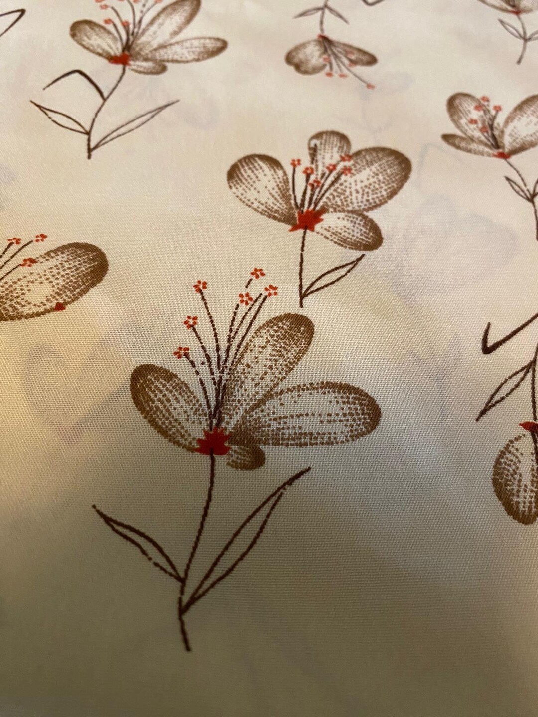 3 Meters Vintage European Floral Pattern Fabric - Etsy