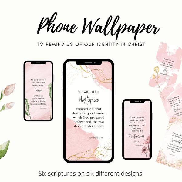Bible Verses Phone Wallpaper - Etsy