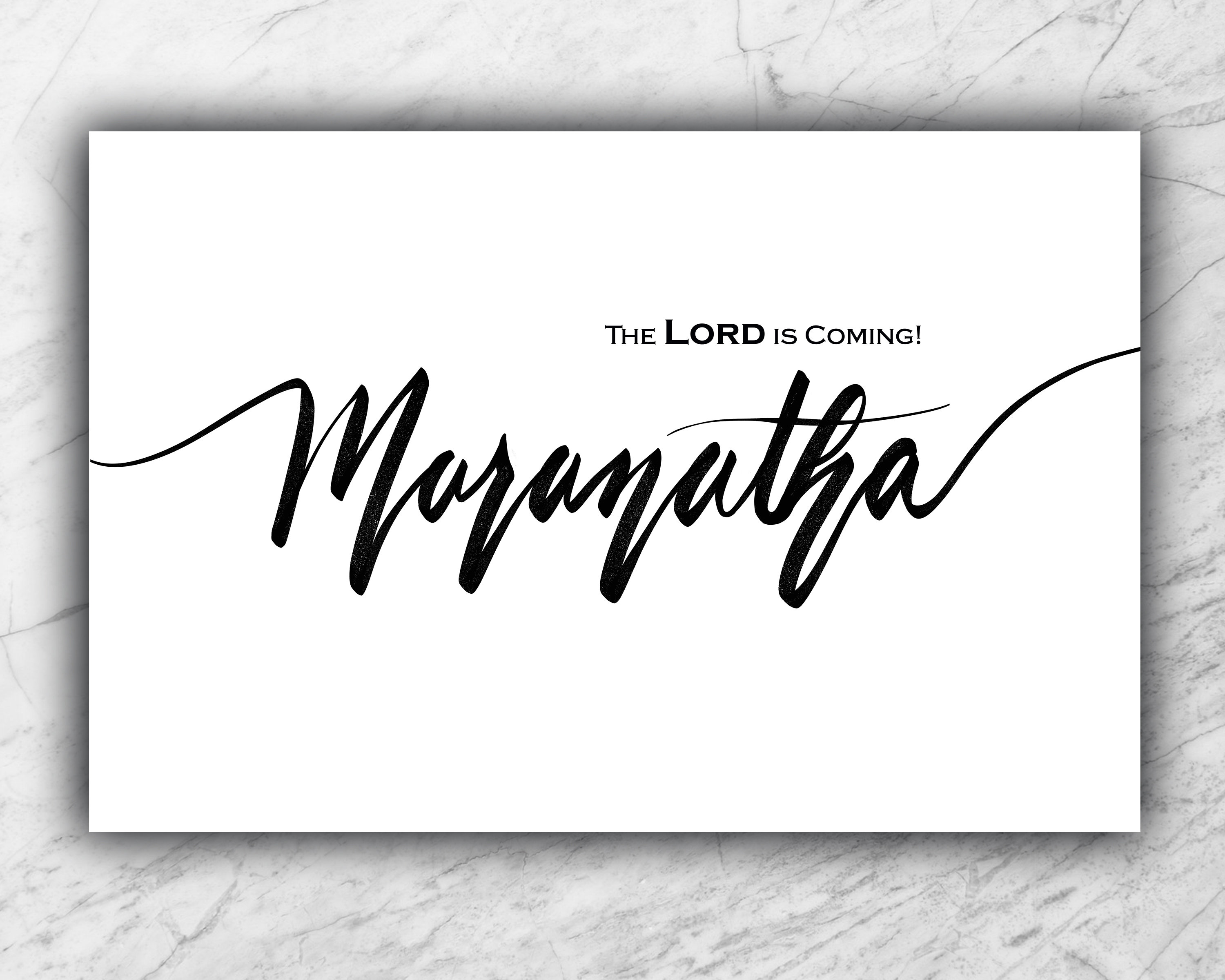 Maranatha tattoo | Orangetattooshop.com
