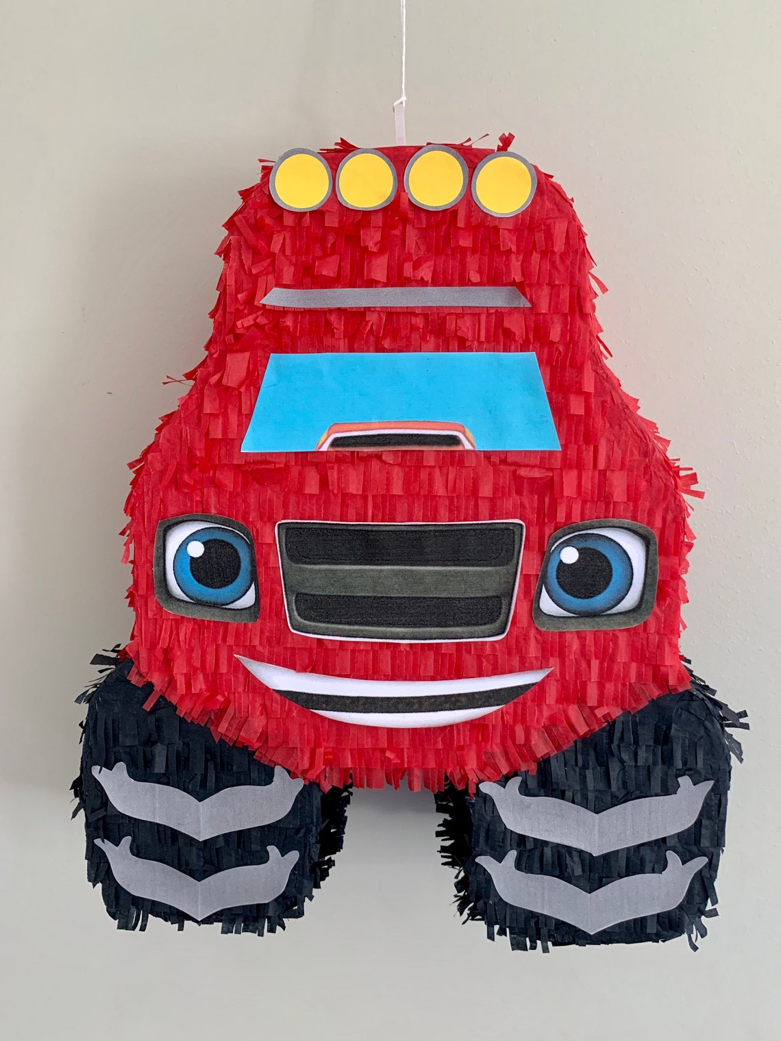 Handmade Blaze Monster Truck Piñata - Etsy UK