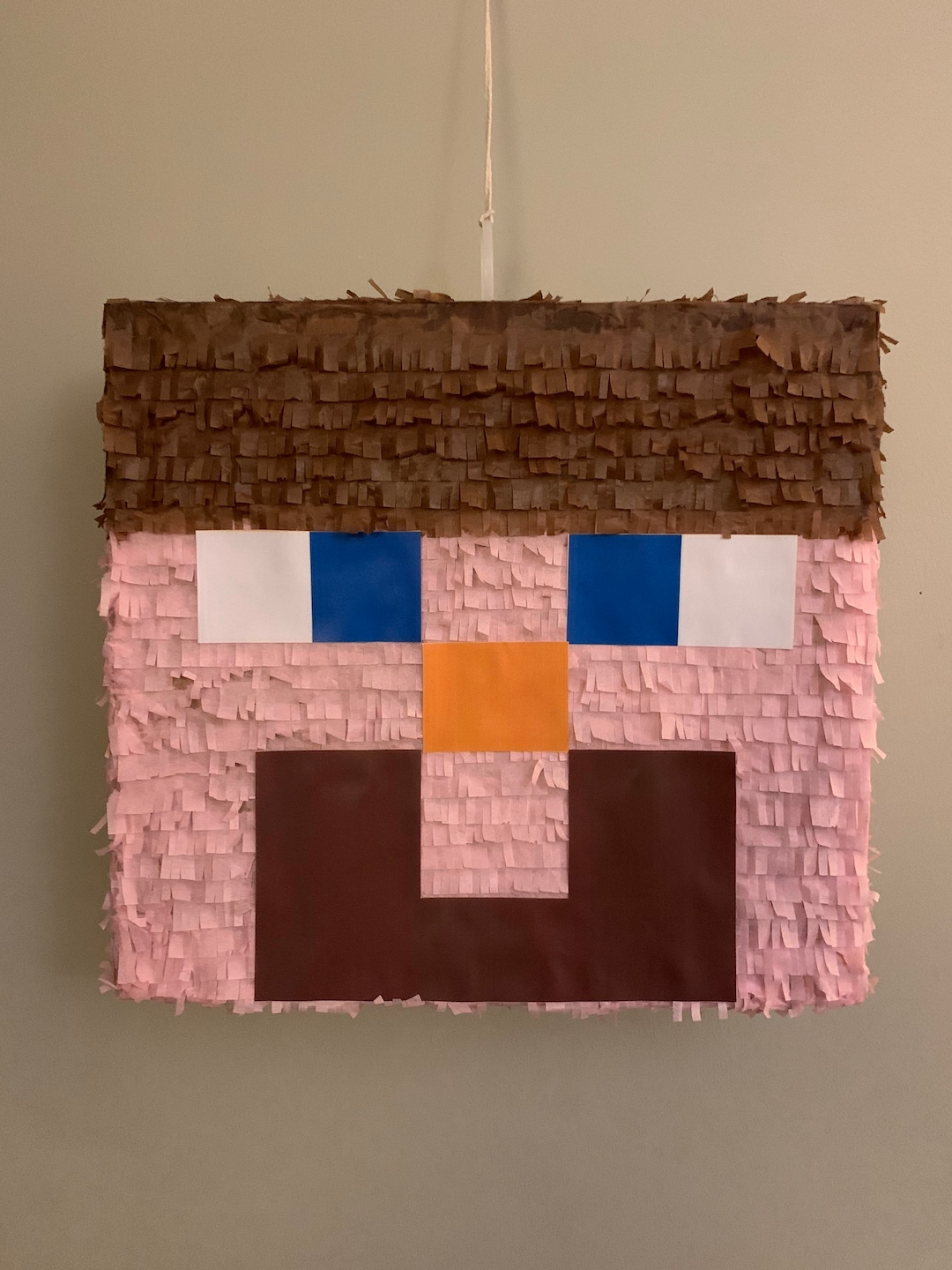Minecraft Steve Piñata - Etsy