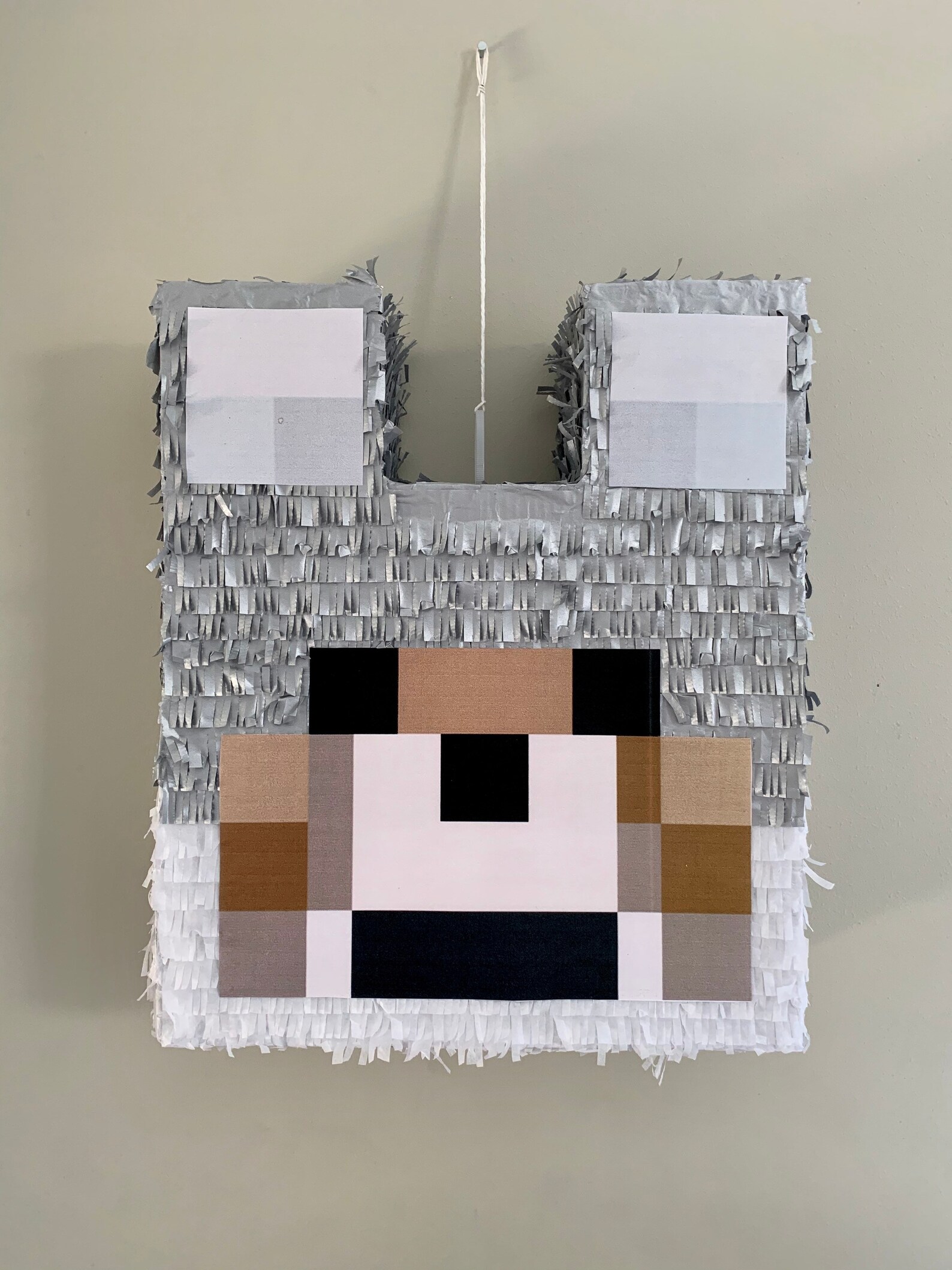 Minecraft Wolf Pinata - Etsy UK