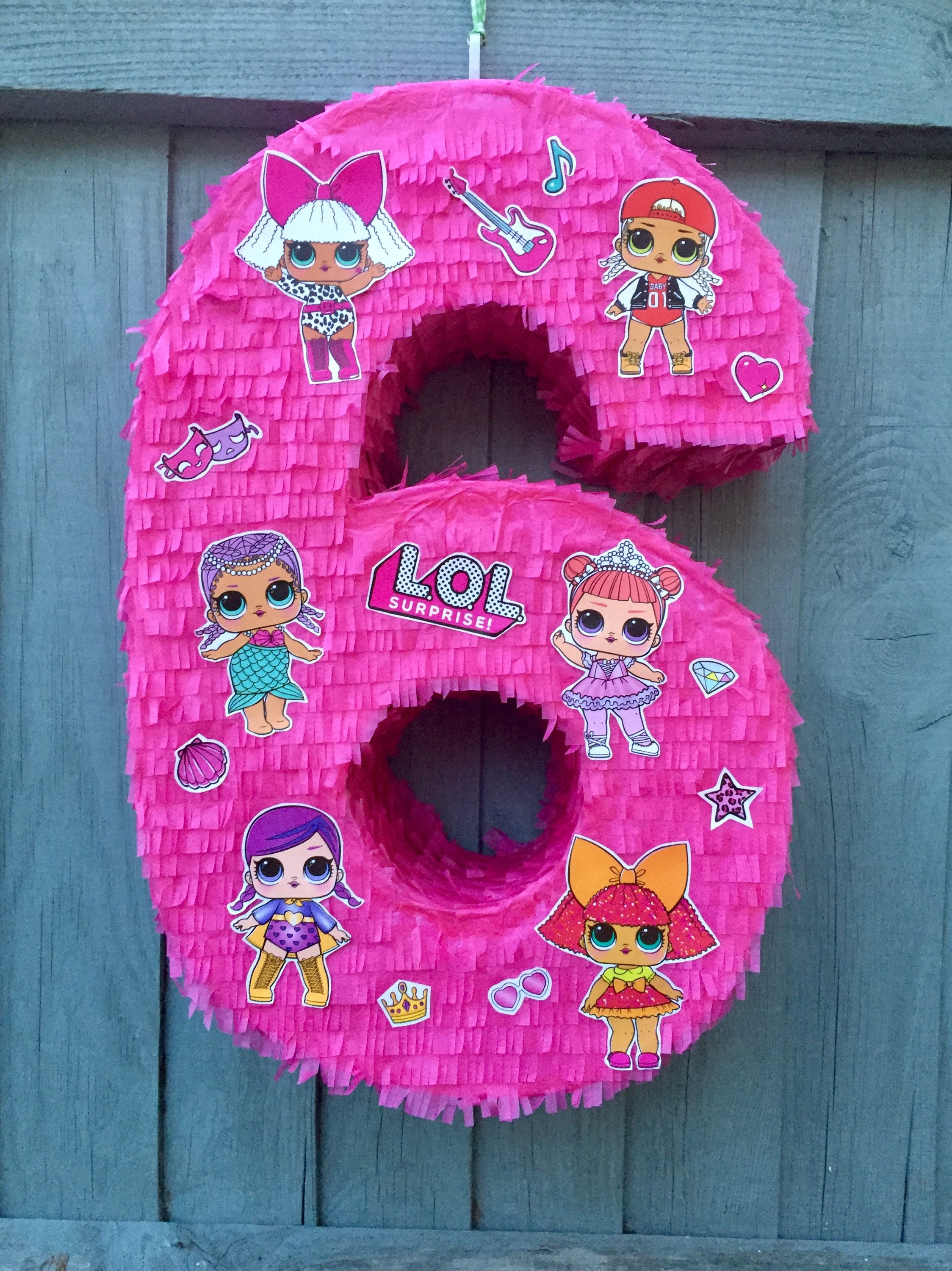 Number Piñata any number any Character | Etsy