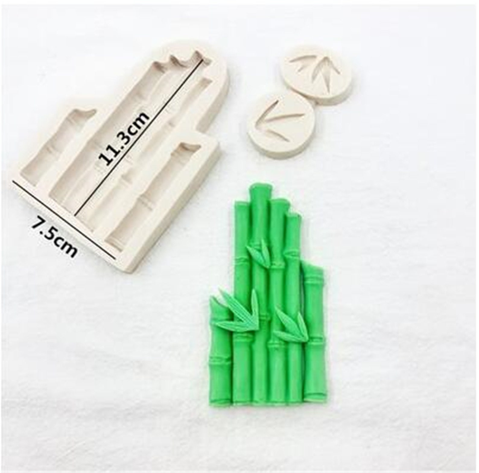 Bamboo Polymer Clay Mold Fondant Mold Flexible Silicone Mould - Etsy