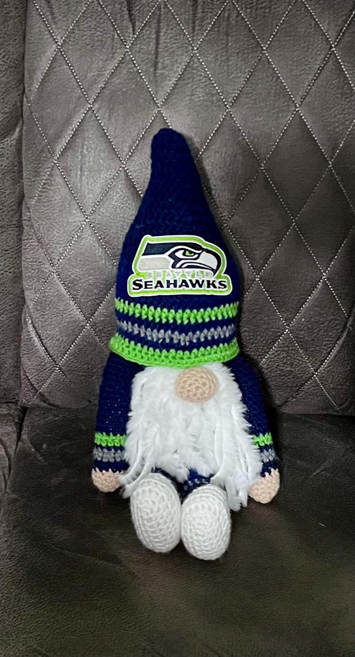 NFL Seattle Seahawks Crocheted Football Gnome - Etsy