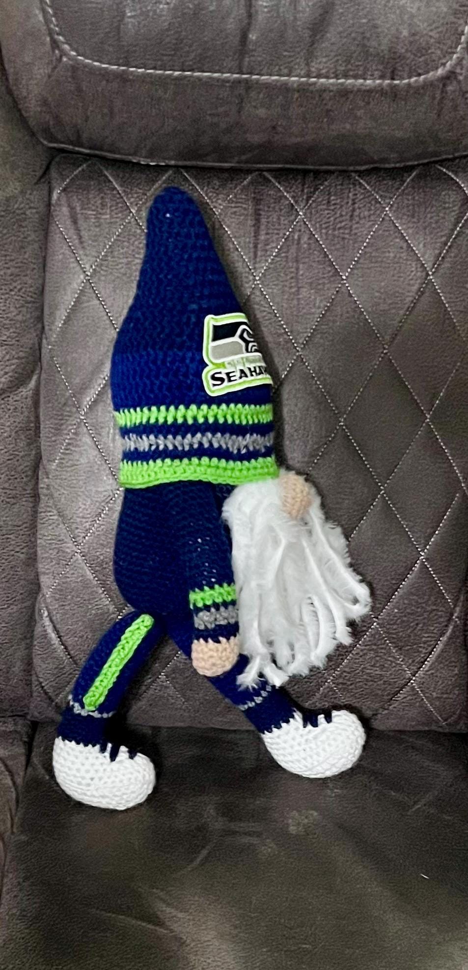 NFL Seattle Seahawks Crocheted Football Gnome - Etsy