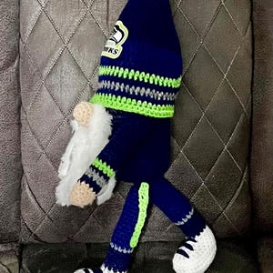 NFL Seattle Seahawks Crocheted Football Gnome - Etsy