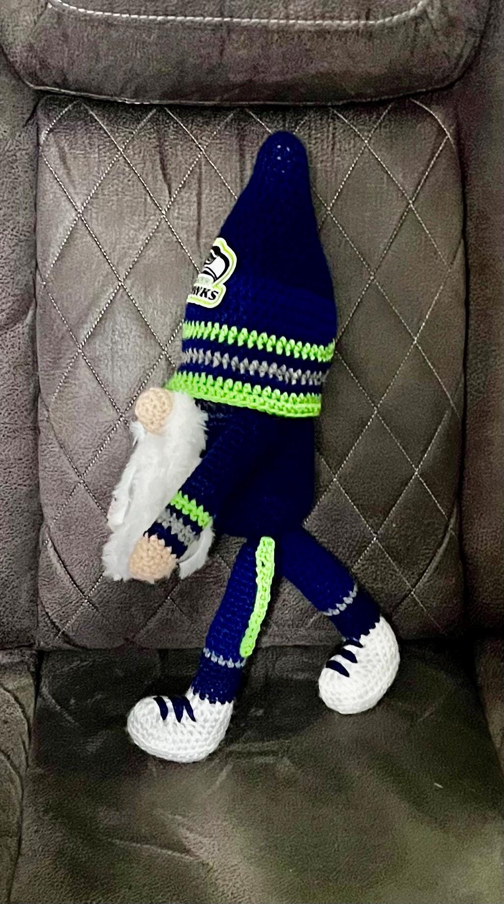 NFL Seattle Seahawks Crocheted Football Gnome - Etsy