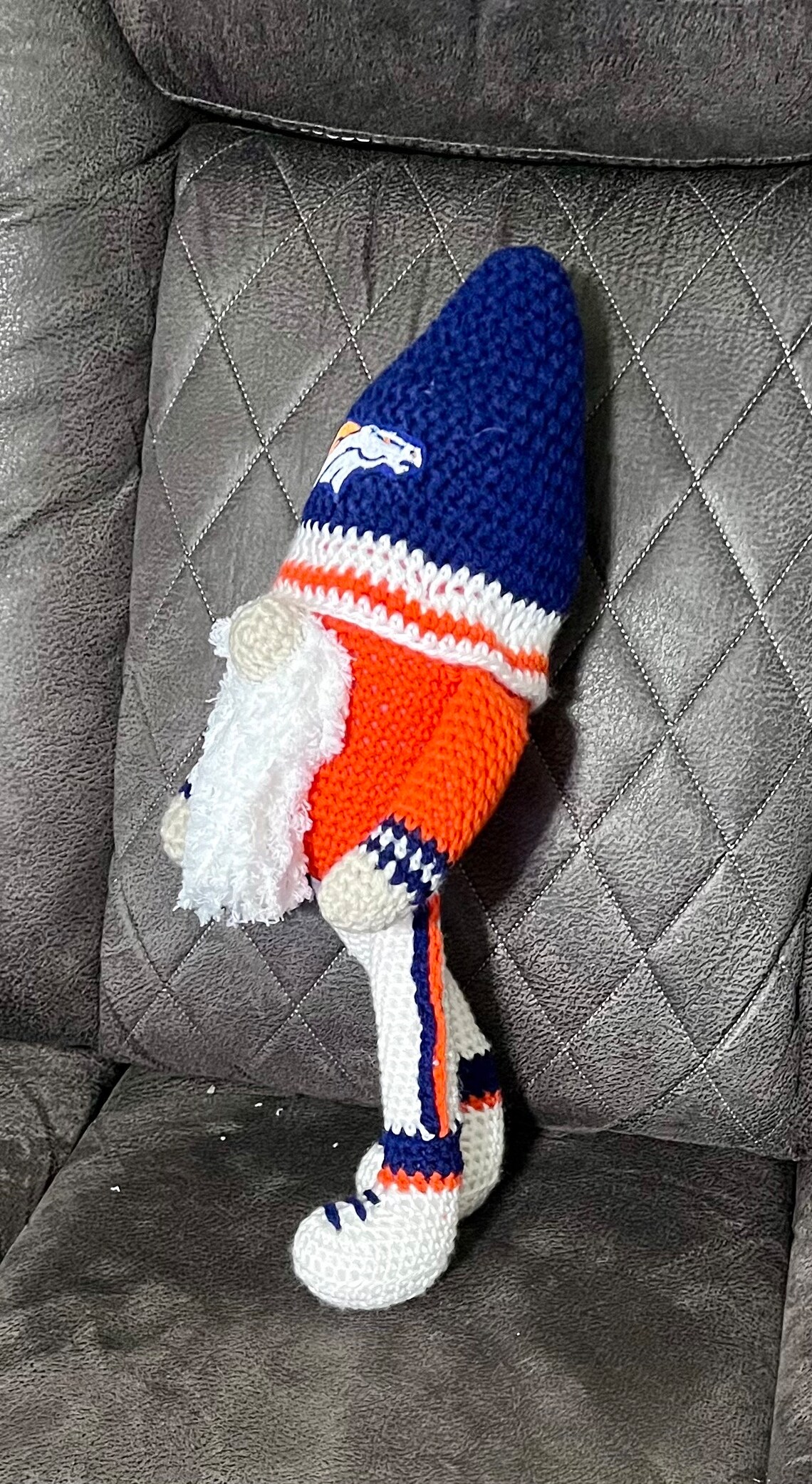 NFL Denver Broncos Crocheted Gnome - Etsy