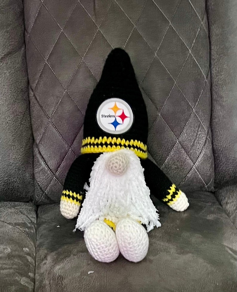 NFL Pittsburgh Steelers Crocheted Gnome - Etsy