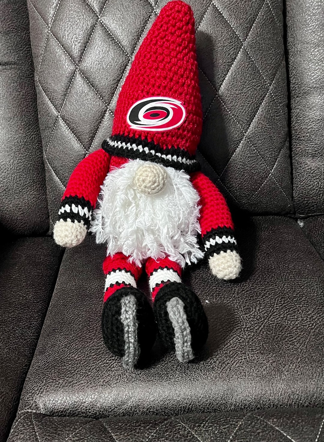 Carolina Hurricanes Nhlhocky Stanley Cup Playoffs Team. Crocheted Gnome ...