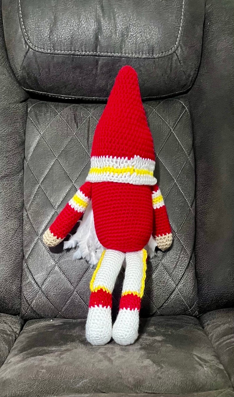 NFL Kansas City Chiefs Crocheted Gnome - Etsy