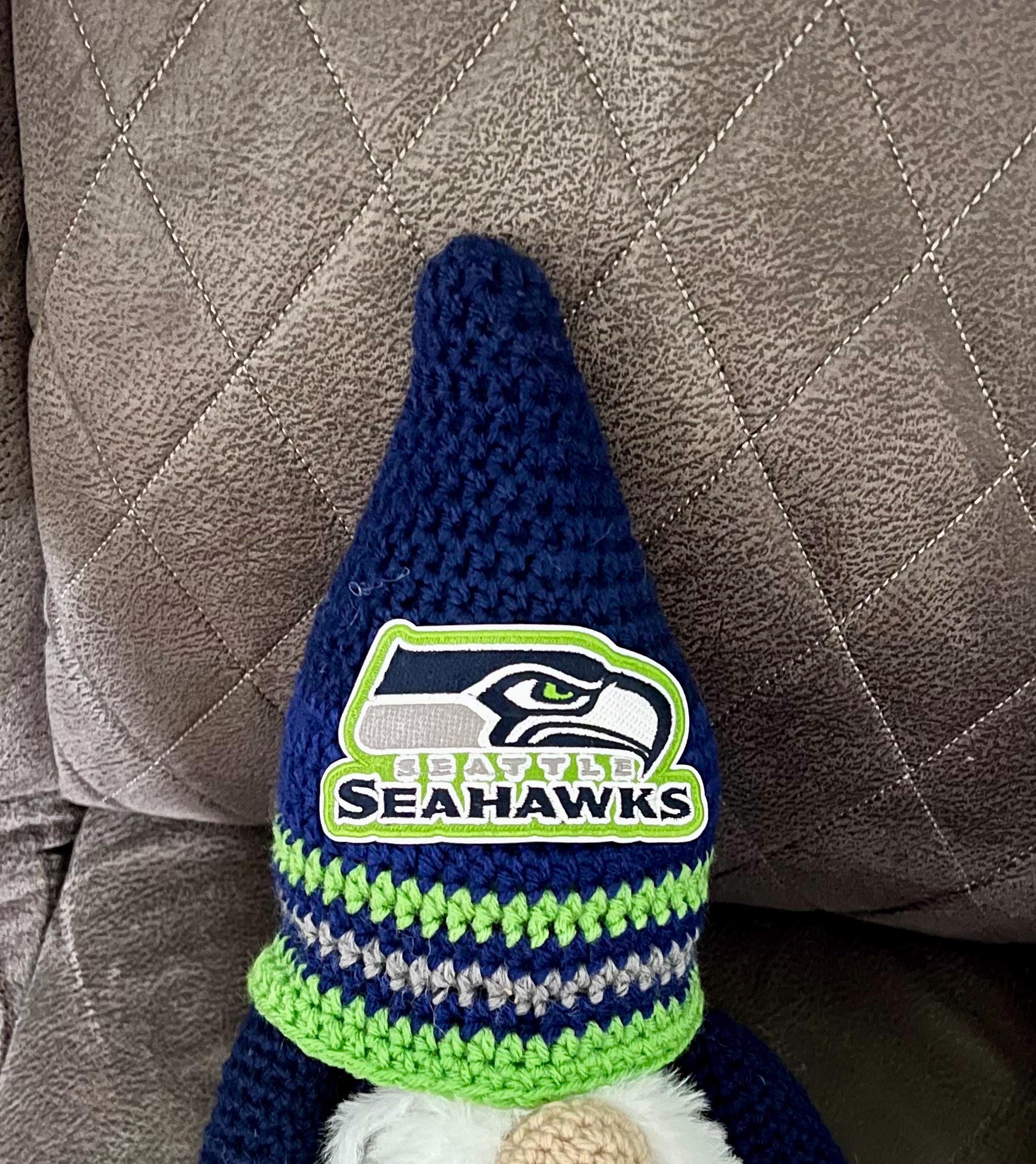 NFL Seattle Seahawks Crocheted Football Gnome - Etsy