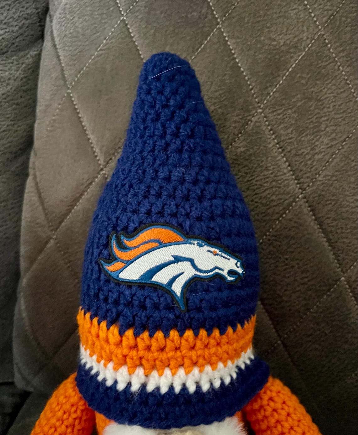 NFL Denver Broncos Crocheted Gnome - Etsy