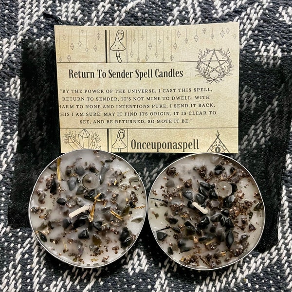 Return to Sender Hoodoo Candle - Etsy