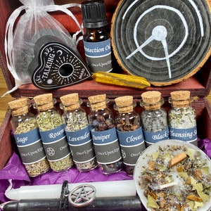 Witches Protection Ritual Spell Chest Travel Chest Travel - Etsy
