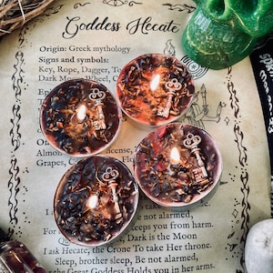 Goddess Hecate/hekate Protection Ritual Spell Candles Deity Crossroads ...
