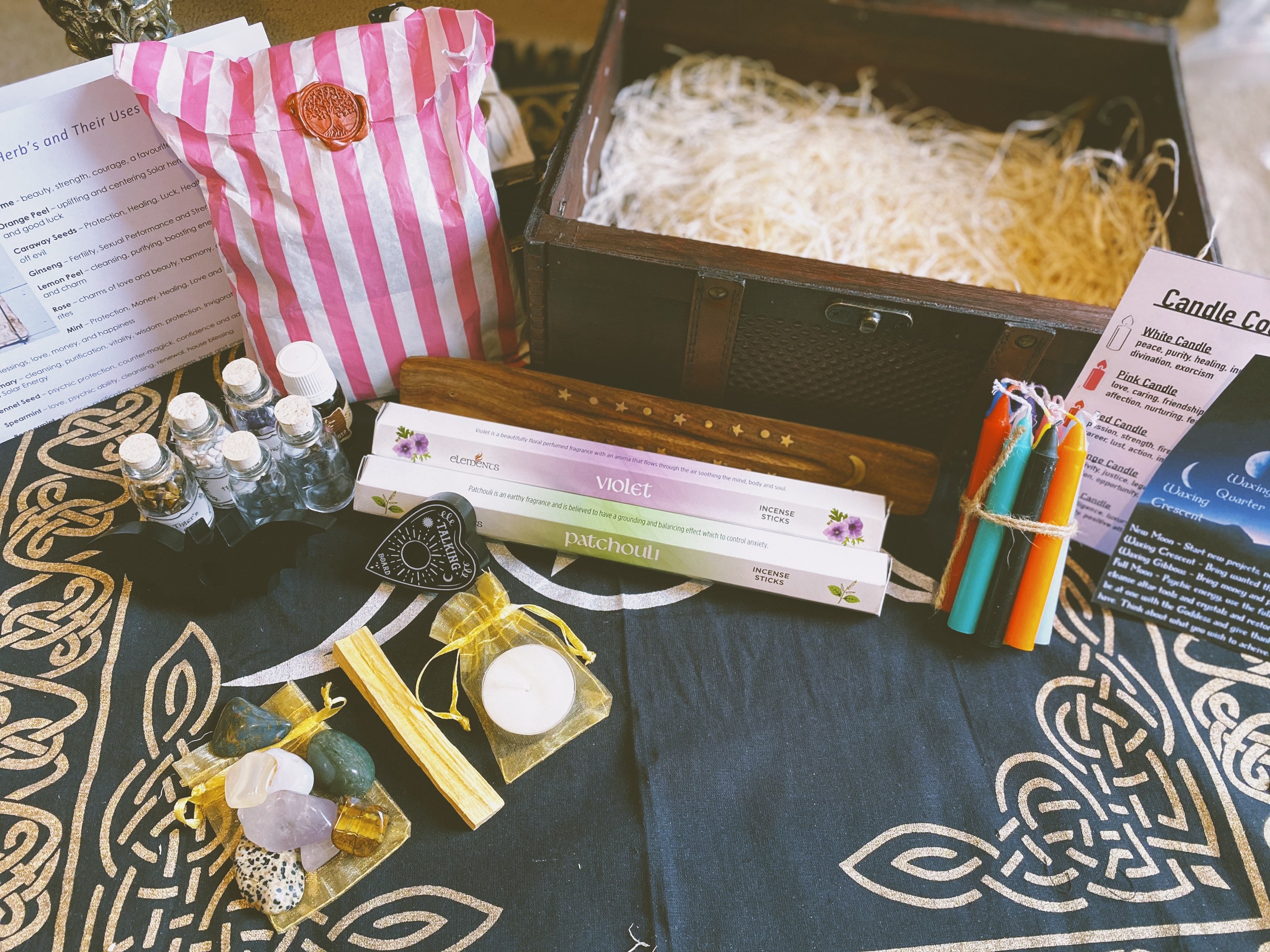 Witch Starter Kit Chest Large Witchcraft Wiccan Pagan | Etsy