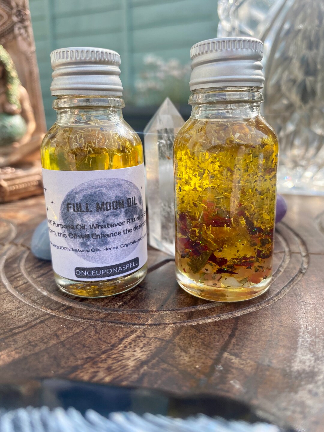 Full Moon Oil Spell Oil Ritual Oil Pagan Witchcraft Wicca Essential ...