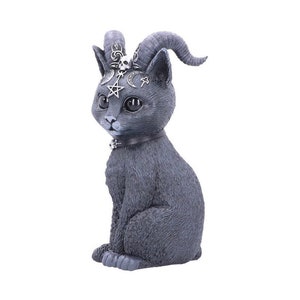 Large Pawzuph Horned Occult Cat Figurine 26.5cm Large Occult - Etsy UK