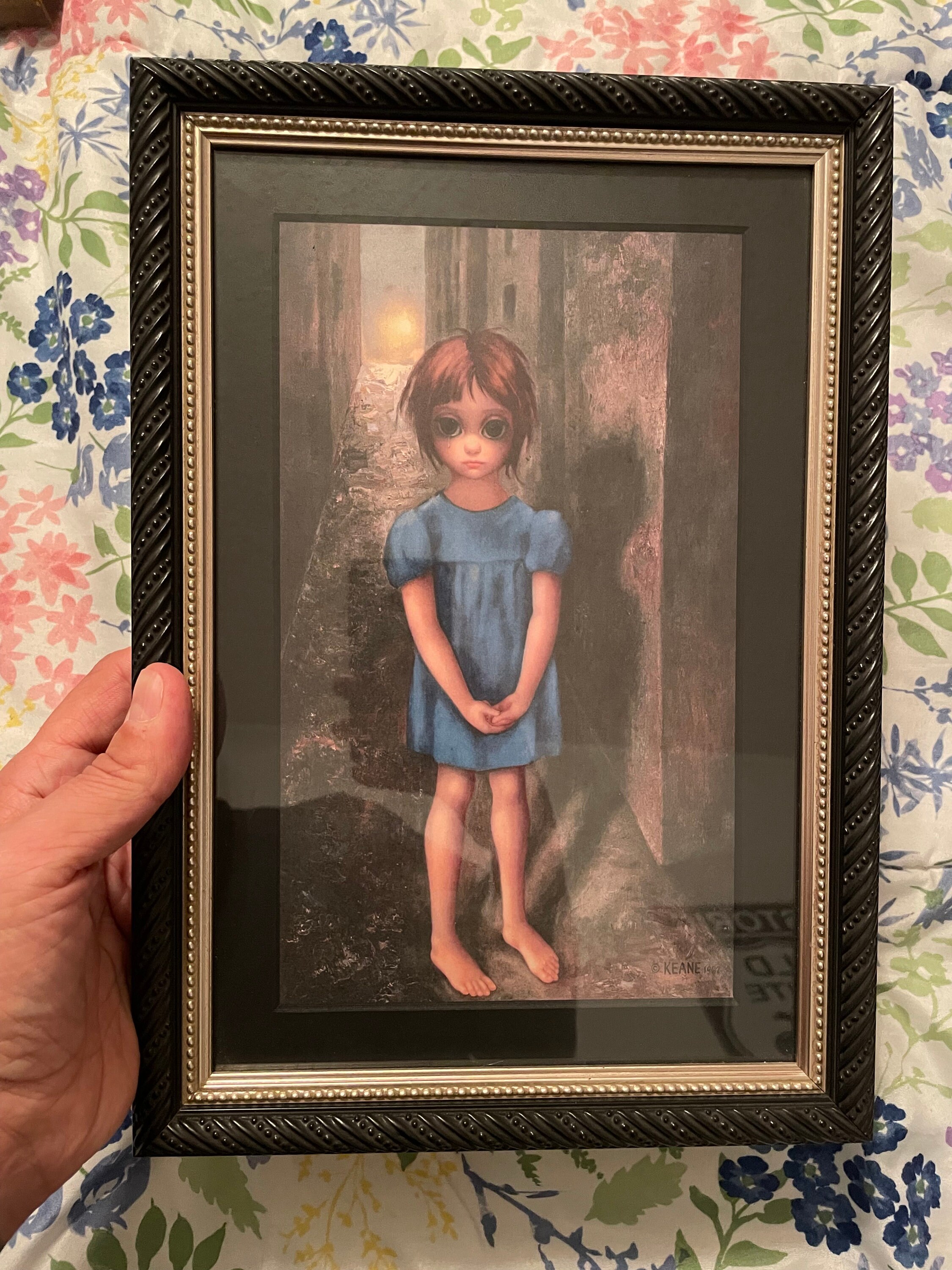 Margaret Keane Big Eyes Vintage Art Print Framed - Etsy