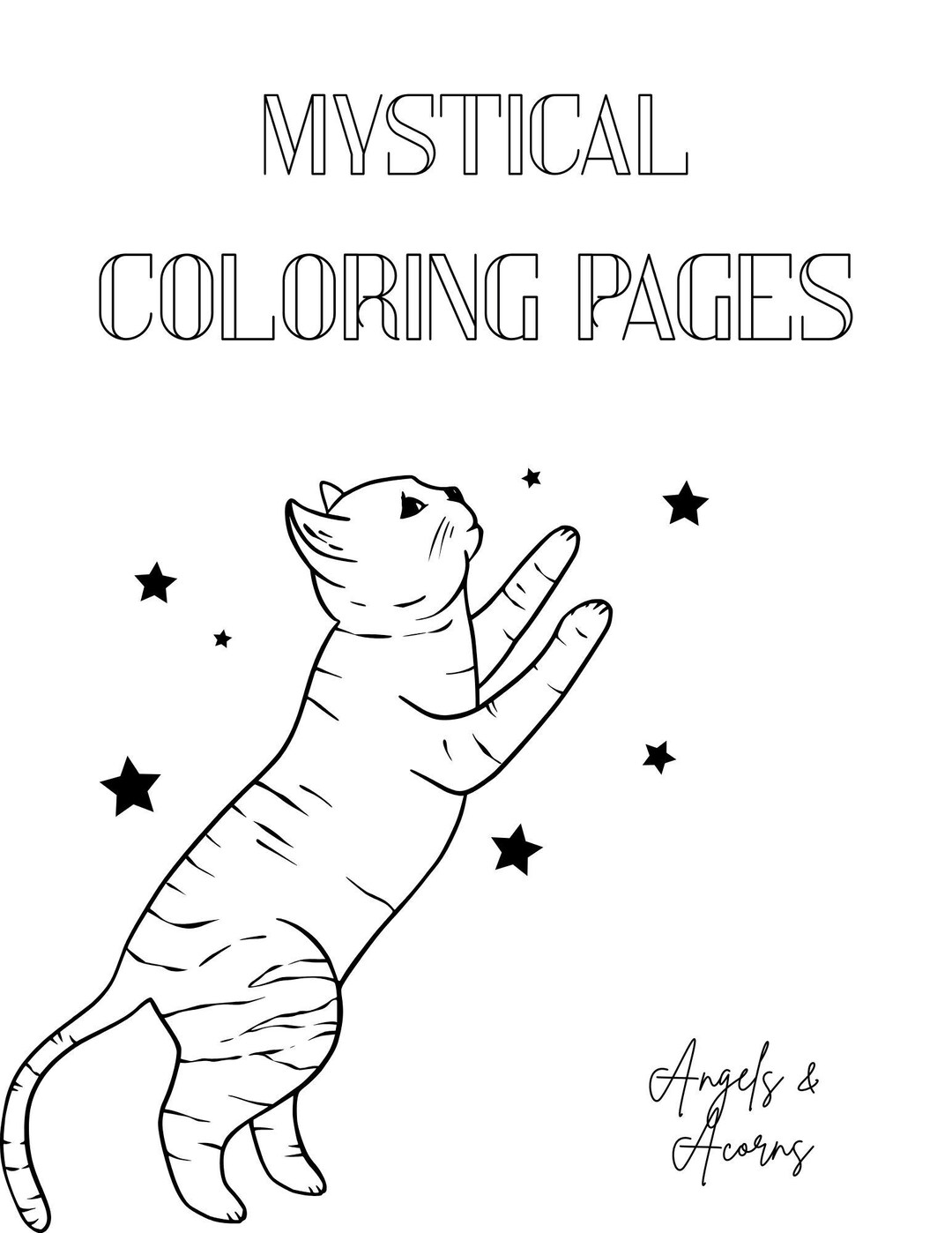 Mystical Coloring Pages PDF - Etsy