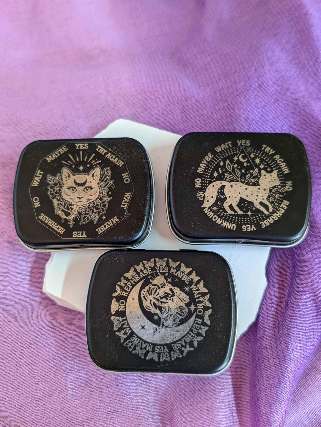 Mini Pocket Pendulum Set Pendulum Board Dowsing Tools Yes No Maybe ...