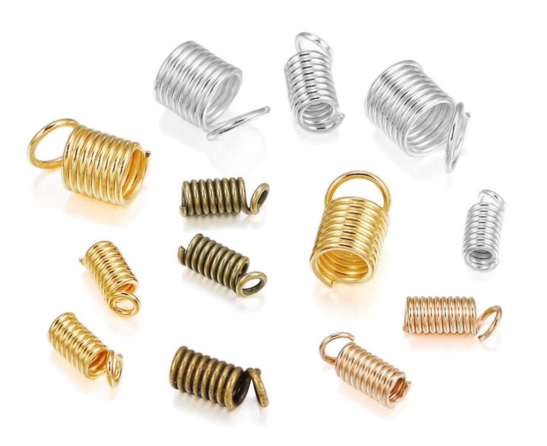 100pcs Tension Spring Buckle, Snap Hook, Spring Leather End Clasp ...