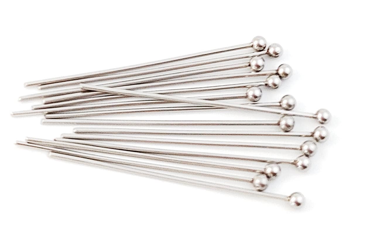 100pcs Stainless Steel Ball Pins, Ball End Head Pin, Multiple Size ...
