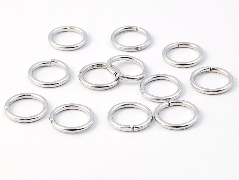 50/100/200pcs Metal Jump Rings, Open Single Loop Jump Rings, 9 Colors ...