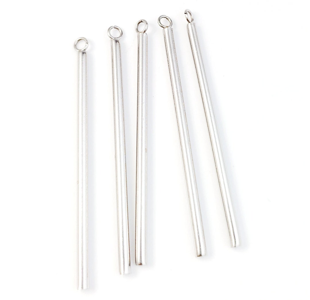 20pcs Stainless Steel Round Barsticks, Long Stick Pendant, Barstick ...