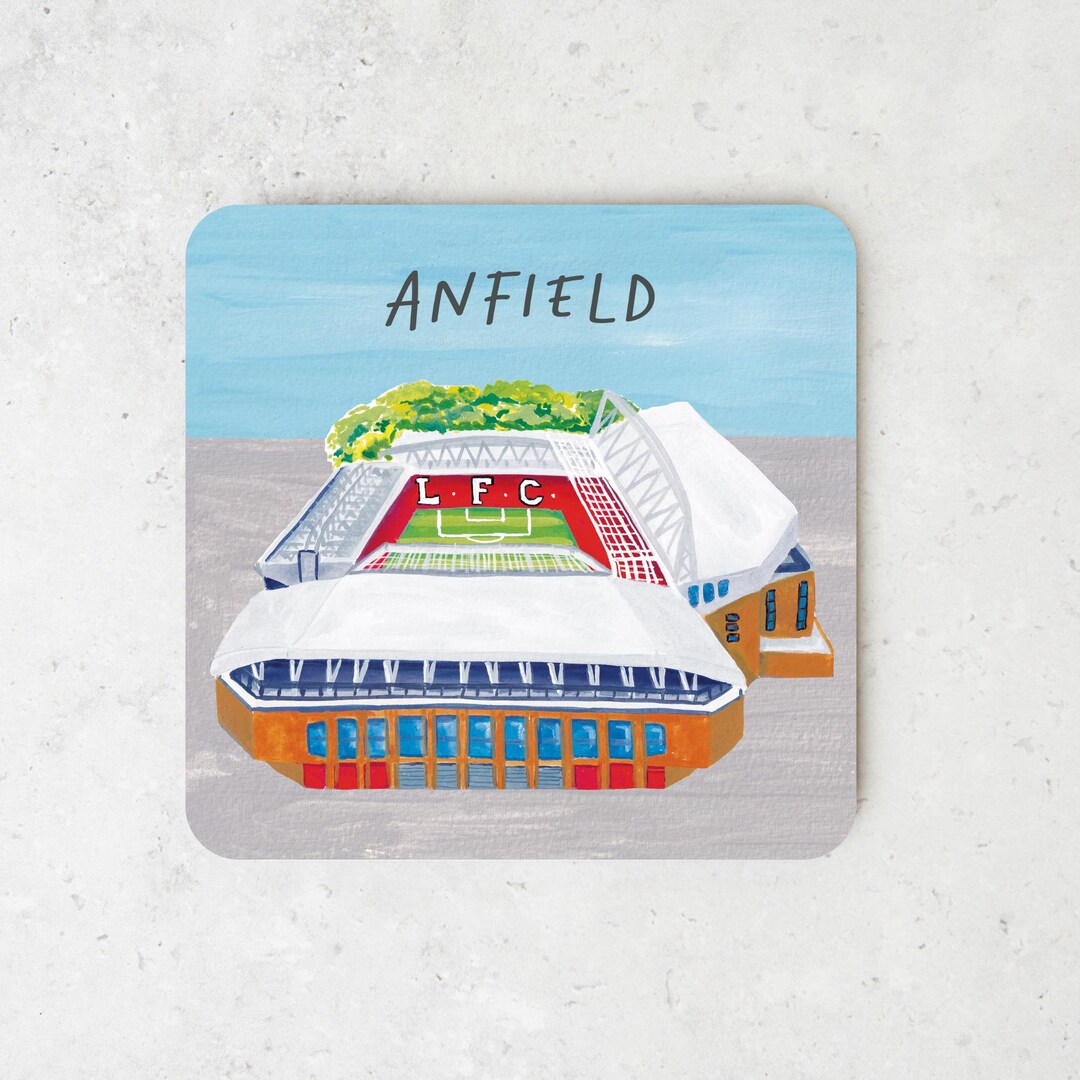Liverpool Football Club Coaster, Anfield Coaster, Liverpool Drinks ...