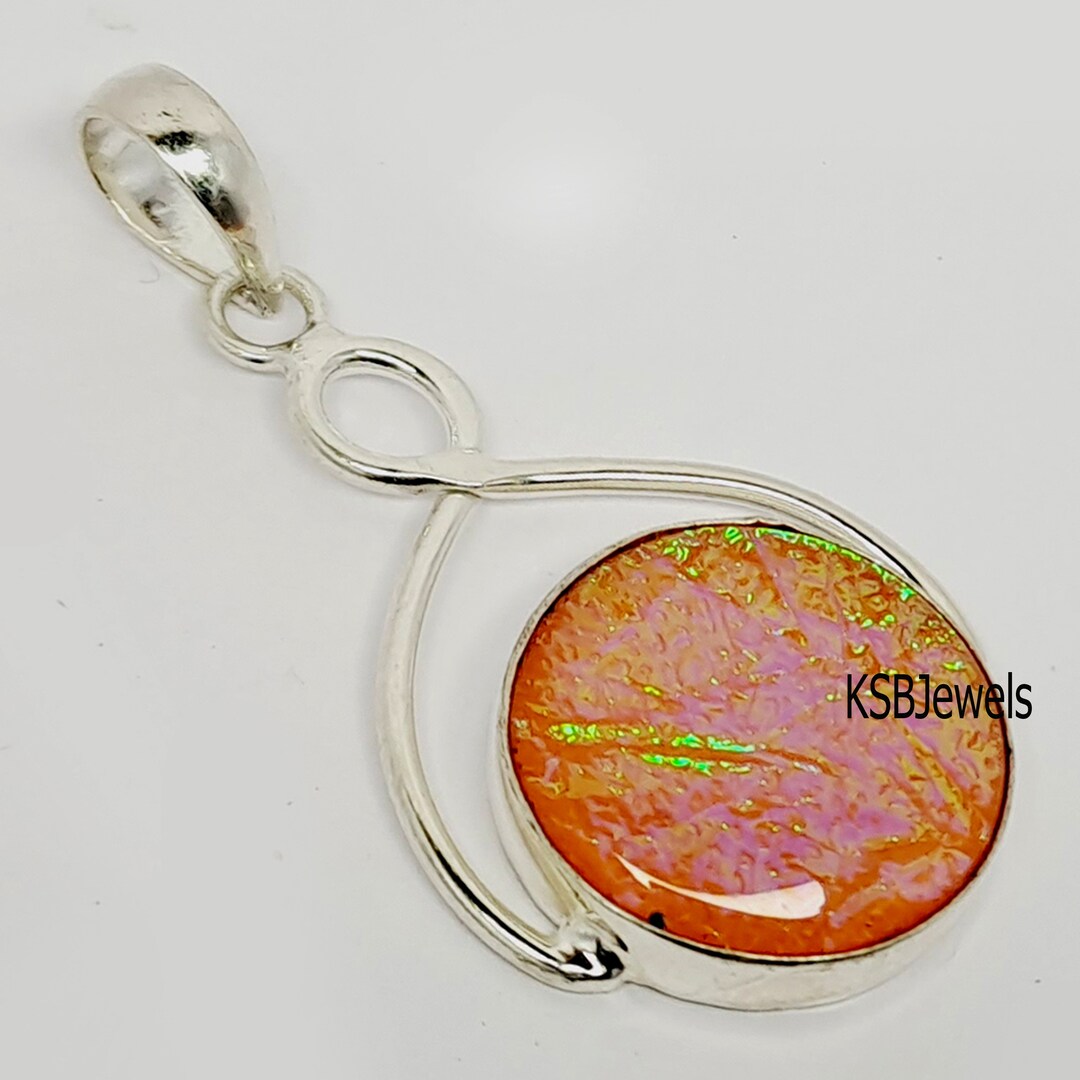 Australian Triplet Fire Opal, Triplet Opal, Handmade Jewelry, 925 ...